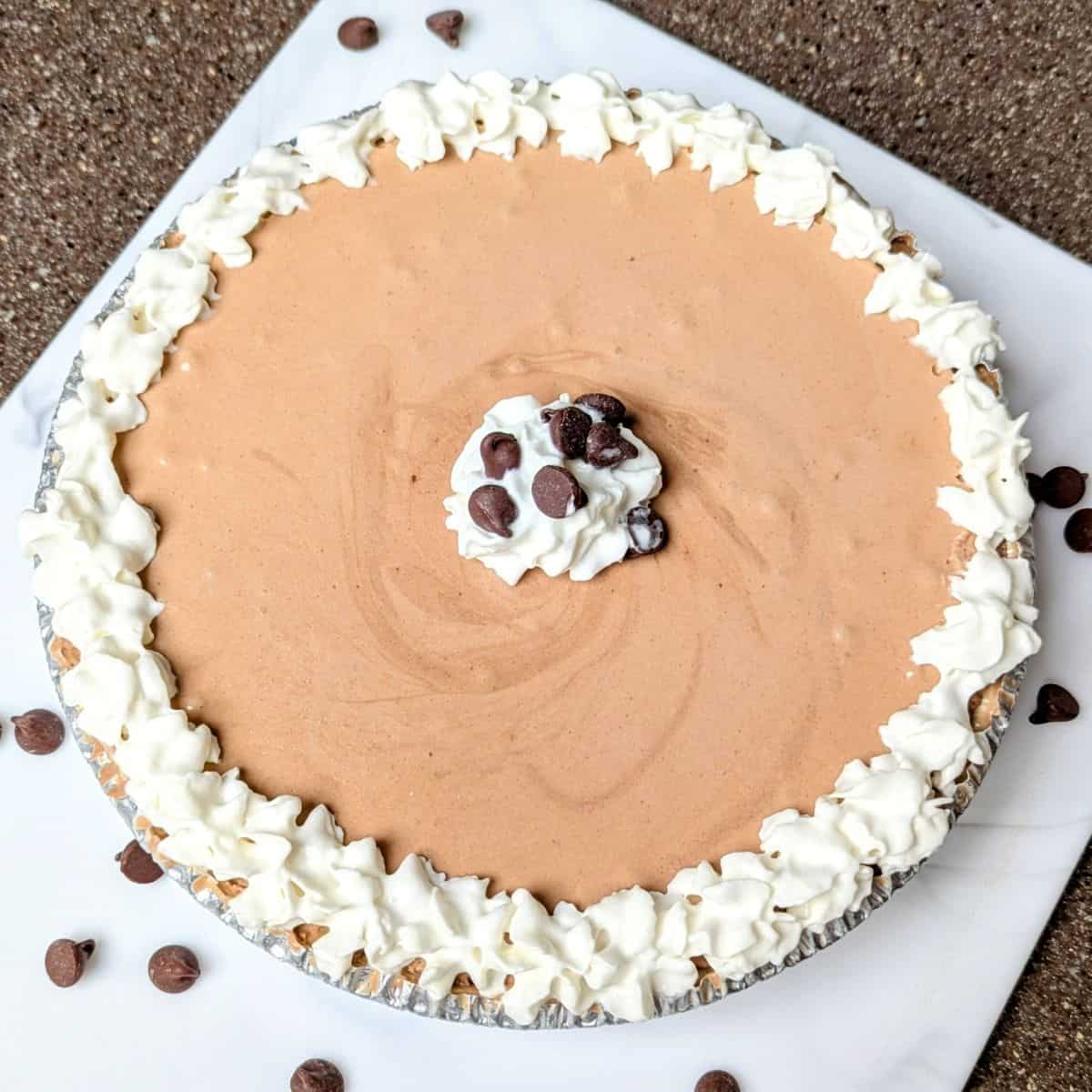Chocolate Peanut Butter Pie - Kitchen Ready Betty