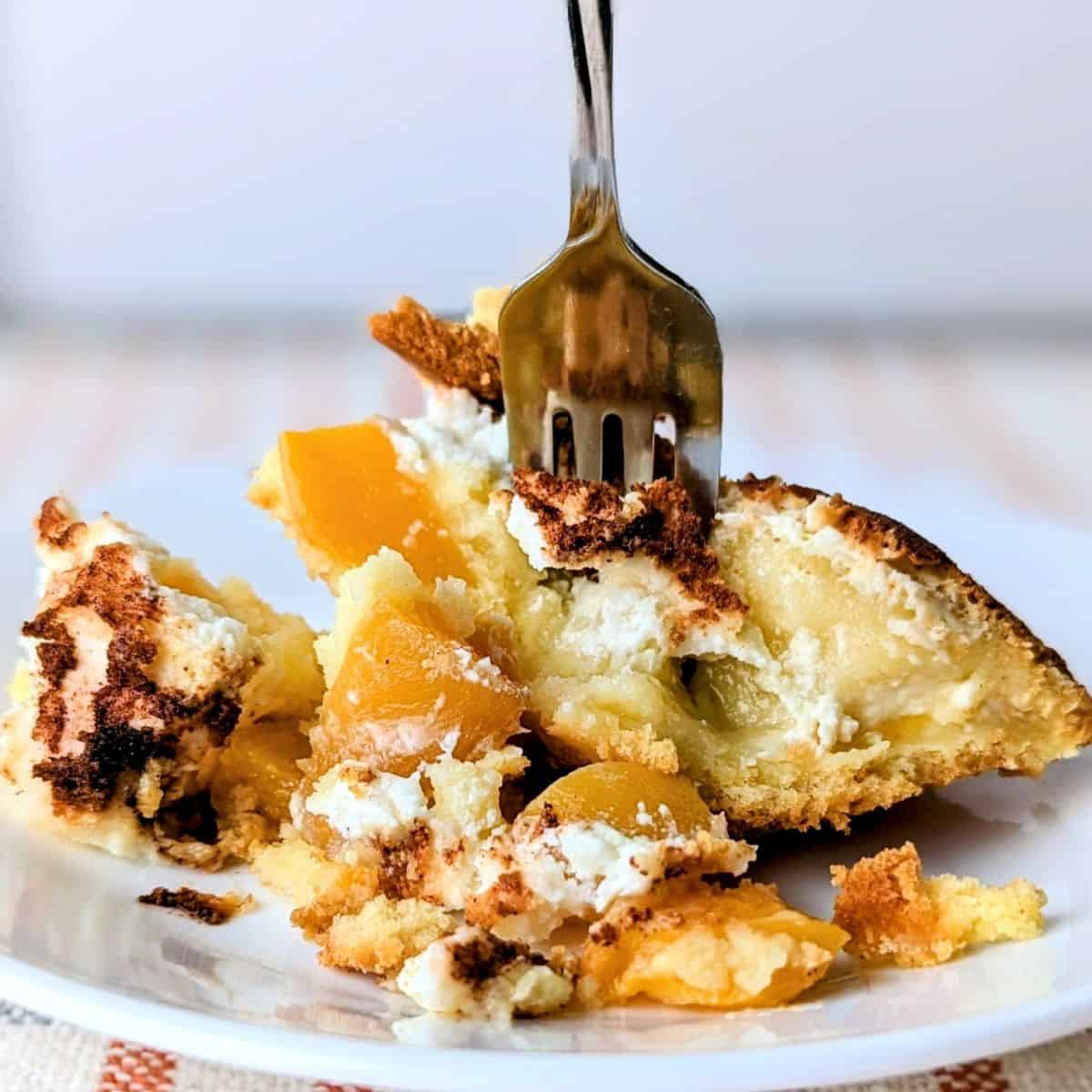 Peaches and Cream Cake - Kitchen Ready Betty