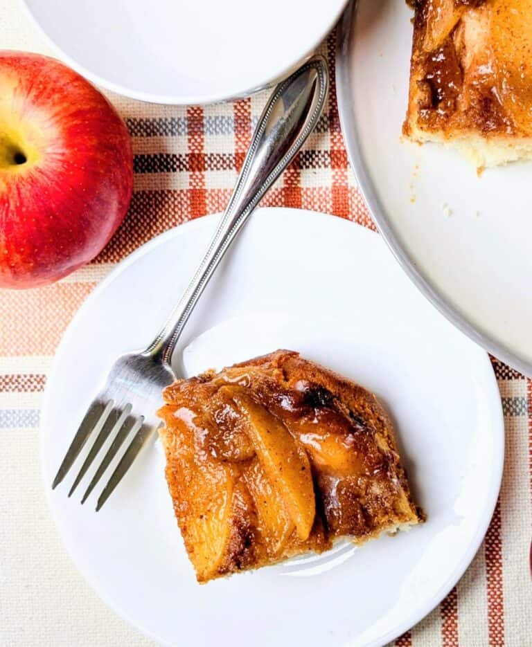 Caramel Apple Upside Down Cake | Kitchen Ready Betty