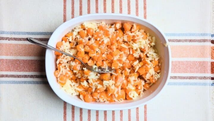 Creamy Cheesy Carrot Casserole | Kitchen Ready Betty