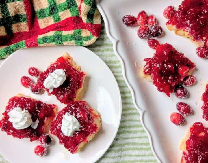 Cranberry Cherry Dessert Squares | Kitchen Ready Betty