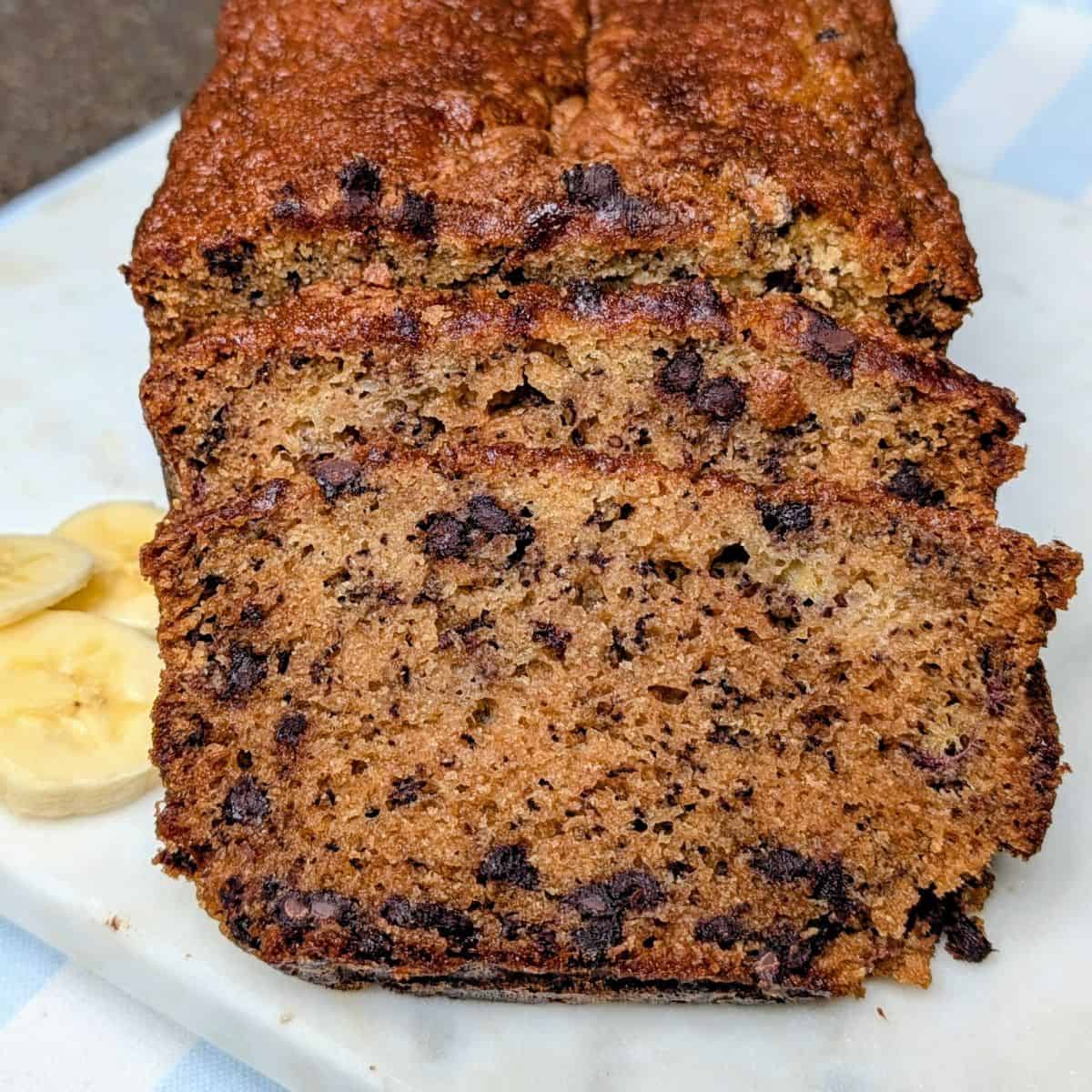 Chocolate Chip Banana Bread Made Easy and Quick - Kitchen Ready Betty