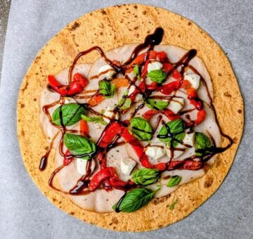 Turkey Caprese Wraps | Kitchen Ready Betty