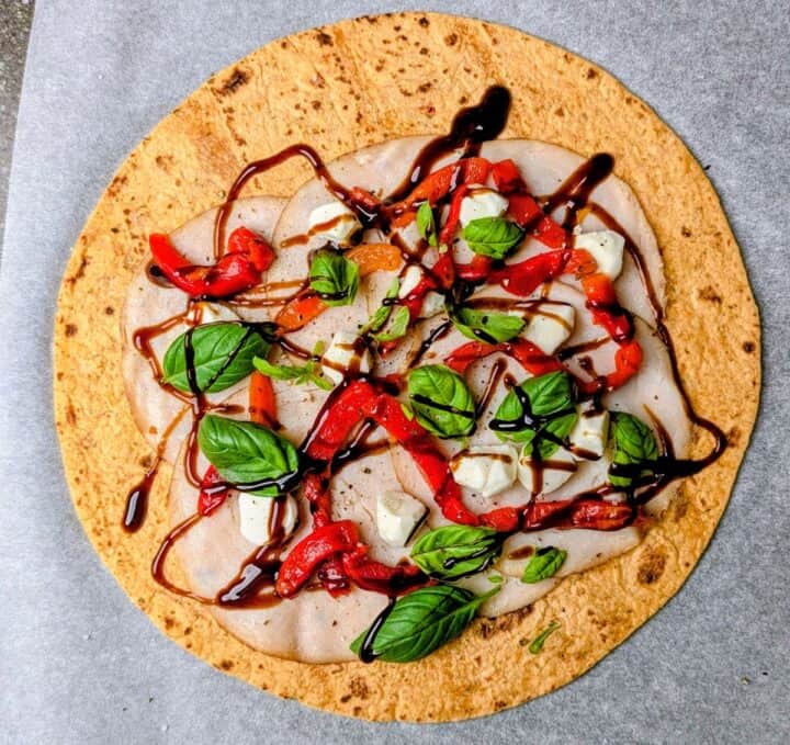 Turkey Caprese Wraps - Kitchen Ready Betty