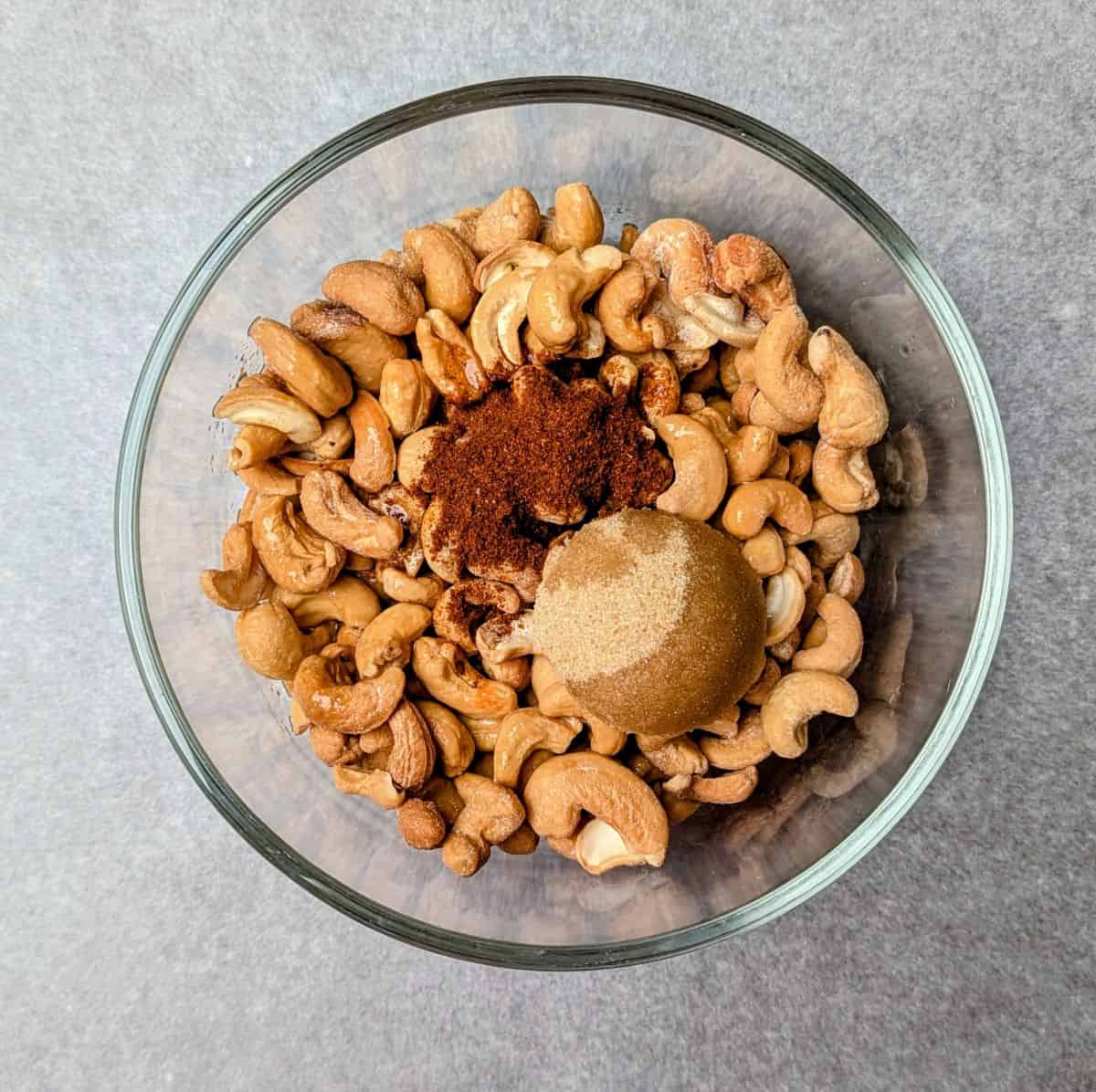 Chili Lime Cashews - Easy 5 Minute Air Fryer Recipe | Kitchen Ready Betty