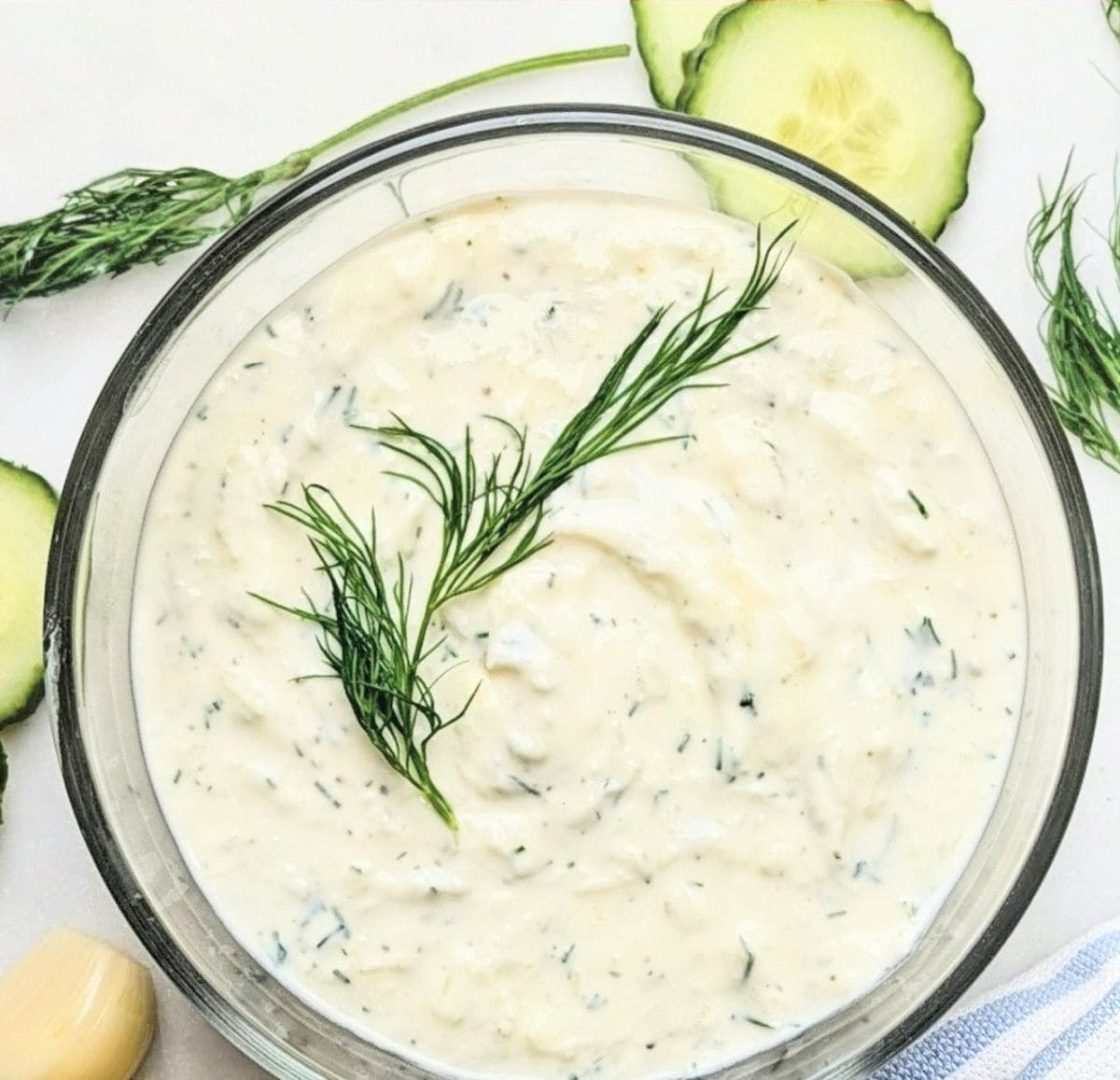 Easy Tzatziki Sauce Made with Greek Yogurt - Kitchen Ready Betty