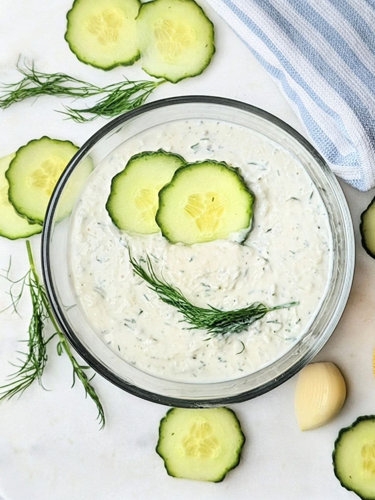 Easy Tzatziki Sauce Made with Greek Yogurt - Kitchen Ready Betty